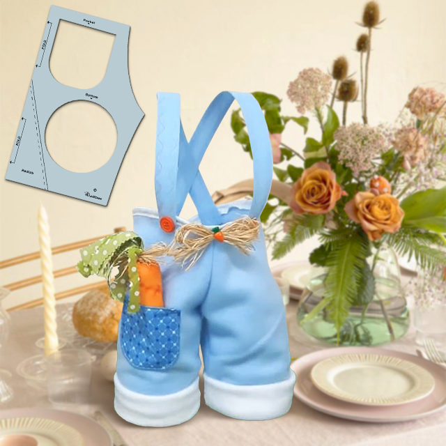 DIY Carrot Pants Basket Sewing Template & Instructions