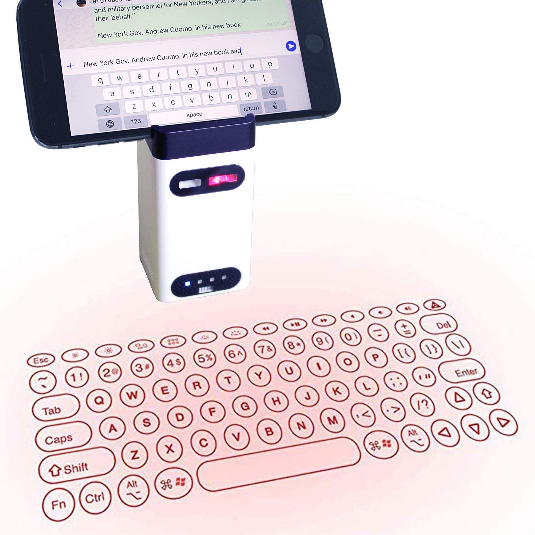 Mobile Phone Bluetooth Wireless Projection Touch Infrared keyboard