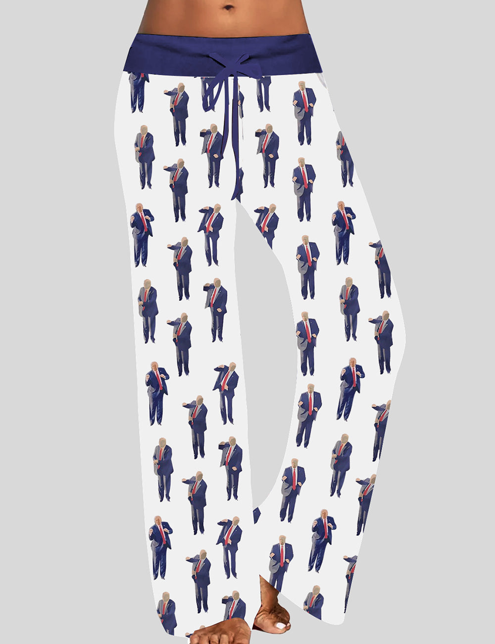 Women's Fight America Wide Leg Drawstring Waistband Pants