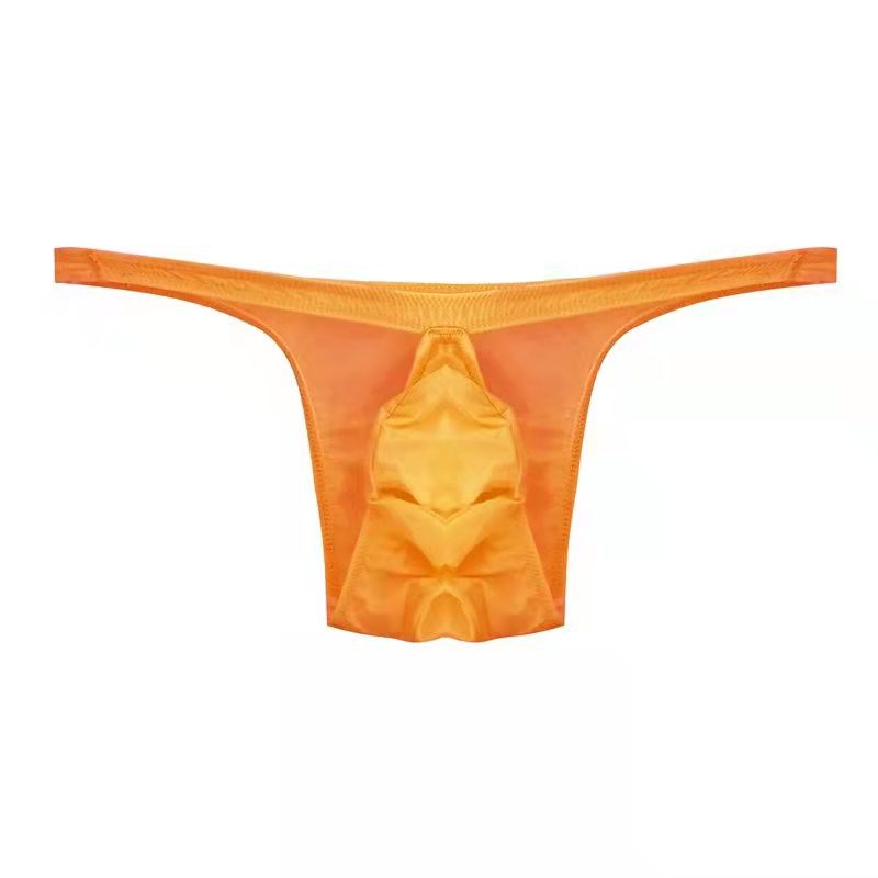 Upturned Low-Rise Ice Silk Transparent Sexy Panties