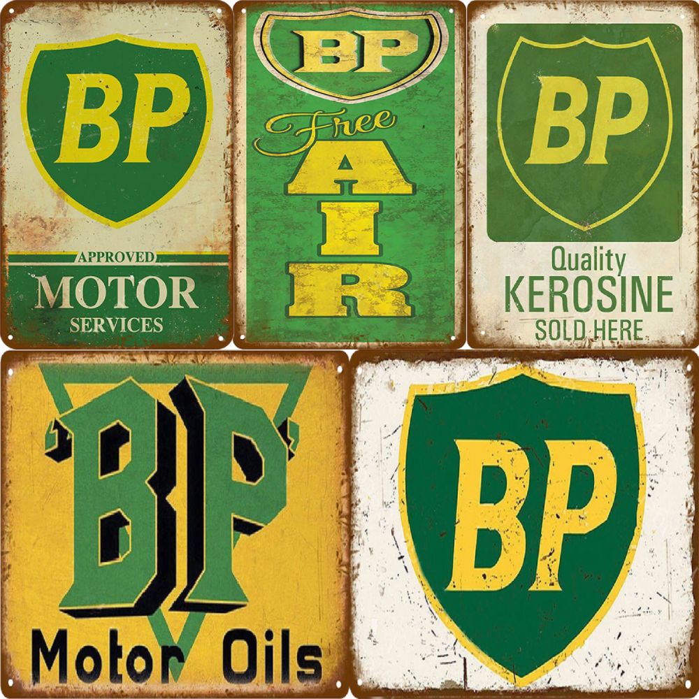 BP Petroleum Metal Signs 8*12Inch