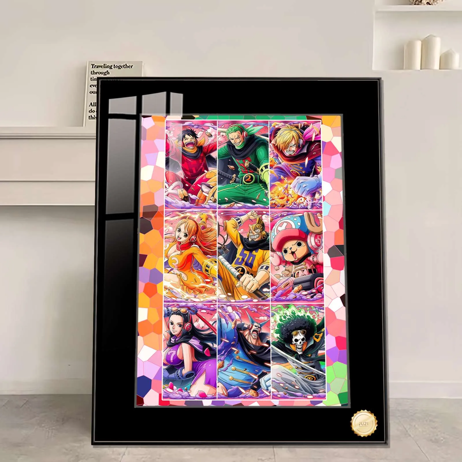 Egghead Arc Straw Hat Crew Decorative Painting - ONE PIECE Decorative ...