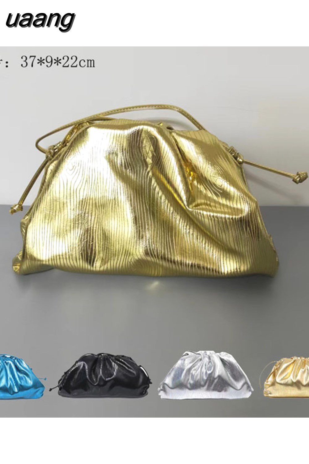 uaang Women Embossed Cloud Bag