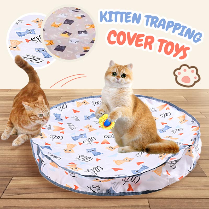 Creative Durable Hide-And-Seek Kitten Trapping Cover Toys