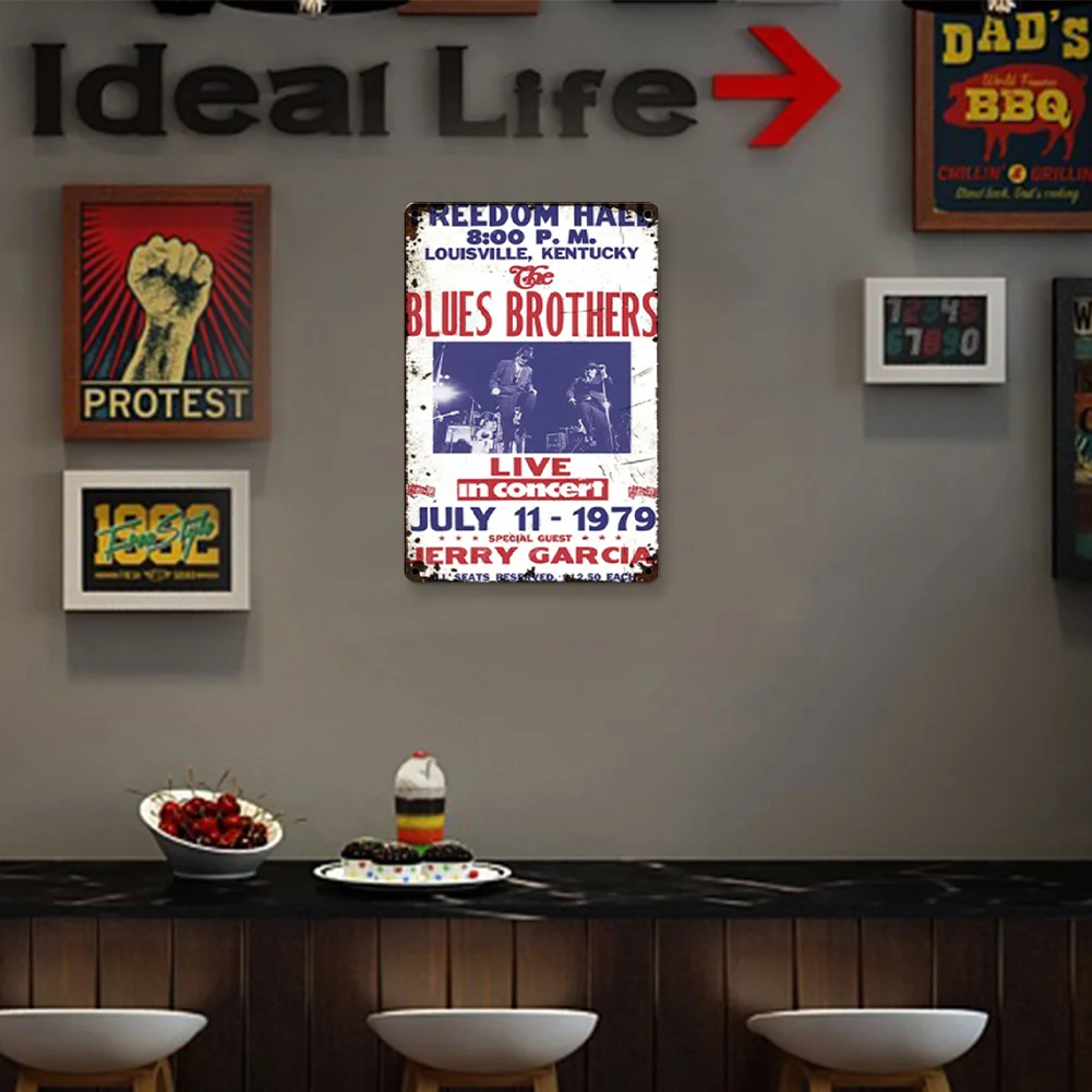 20*30cm/30*40cm - Blues Brothers - Vintage Tin Signs