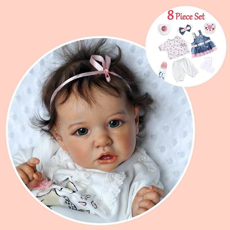 [Big Sale ] 22'' Lifelike Alina Reborn Baby Doll Girl with Coos and ...