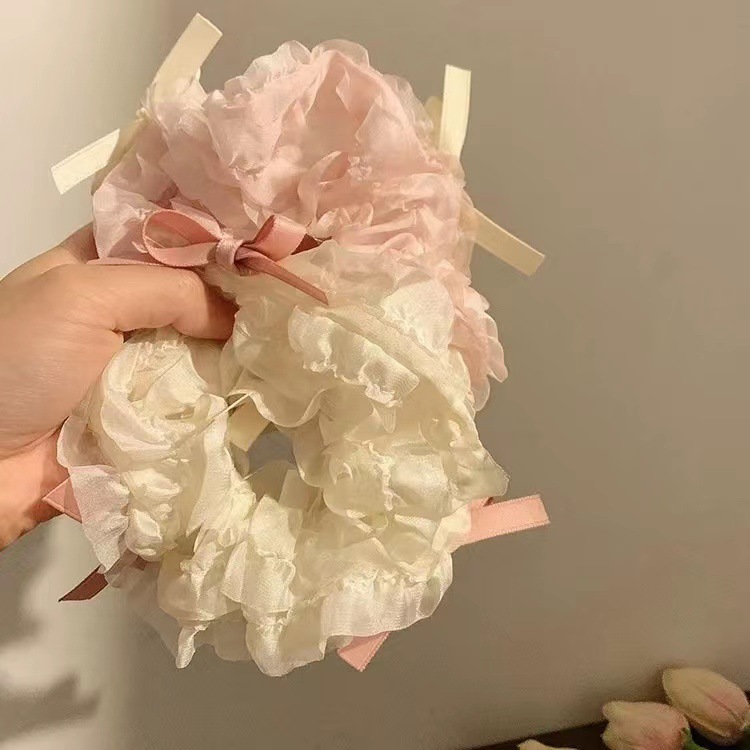 LOLITA LACE BOW SCRUNCHIES (2 PCS)