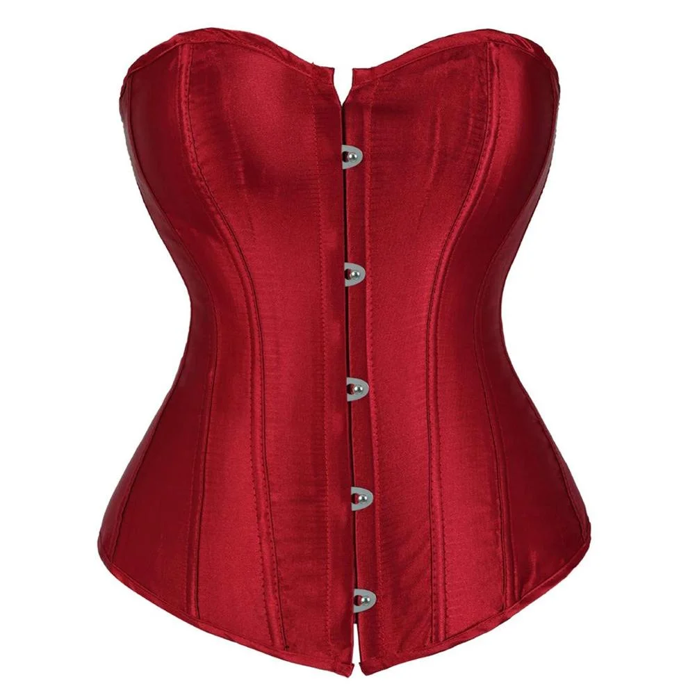 Sapubonva Overbust Corset Plus Size Sexy Corselet Corsets And Bustiers
