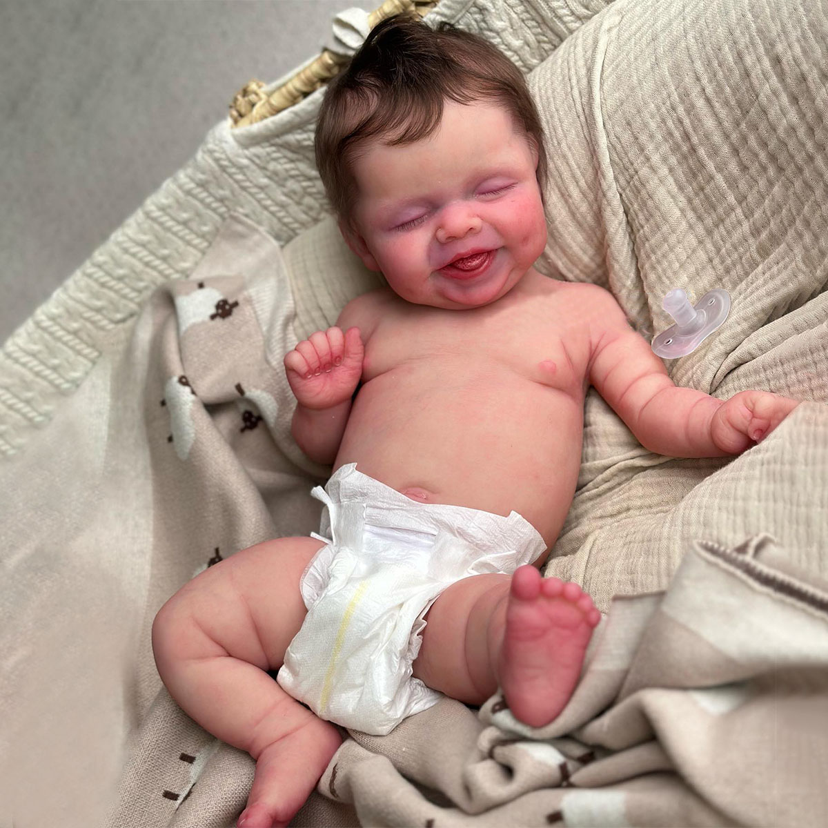 12"&16" Extremely Flexible Full Silicone Realistic Baby,Soft Newborn ...