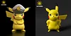 Small & Big Scale Captain Pikachu & Proud Pikachu - Pokemon Resin ...