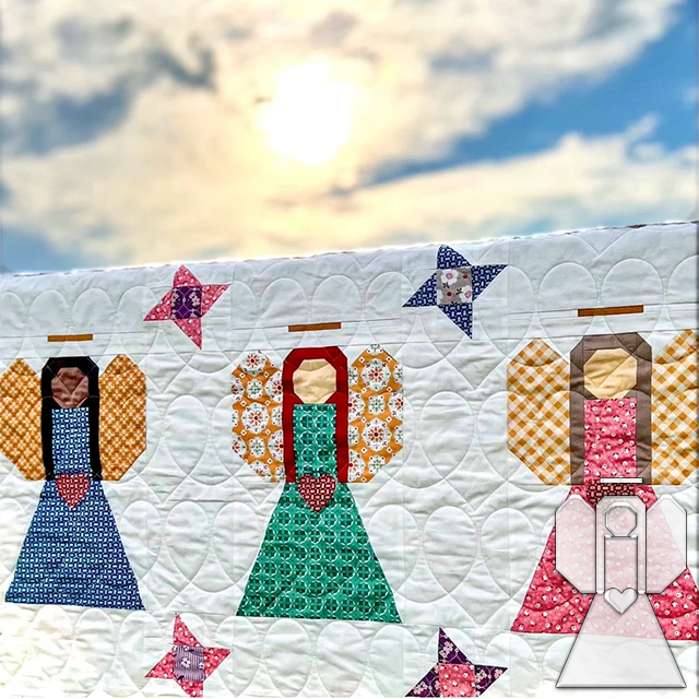 DIY Guardian Angels Quilt Template Set-With Instructions