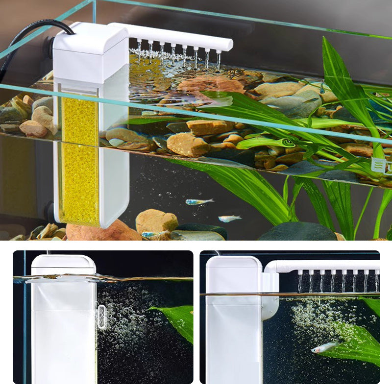 Quiet Fish Tank Aquarium Wall-Mounted Water Filter