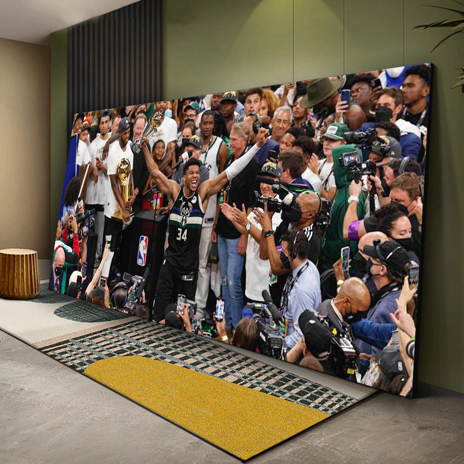 2021 NBA Finals MVP - Giannis Antetokounmpo Canvas Wall Art