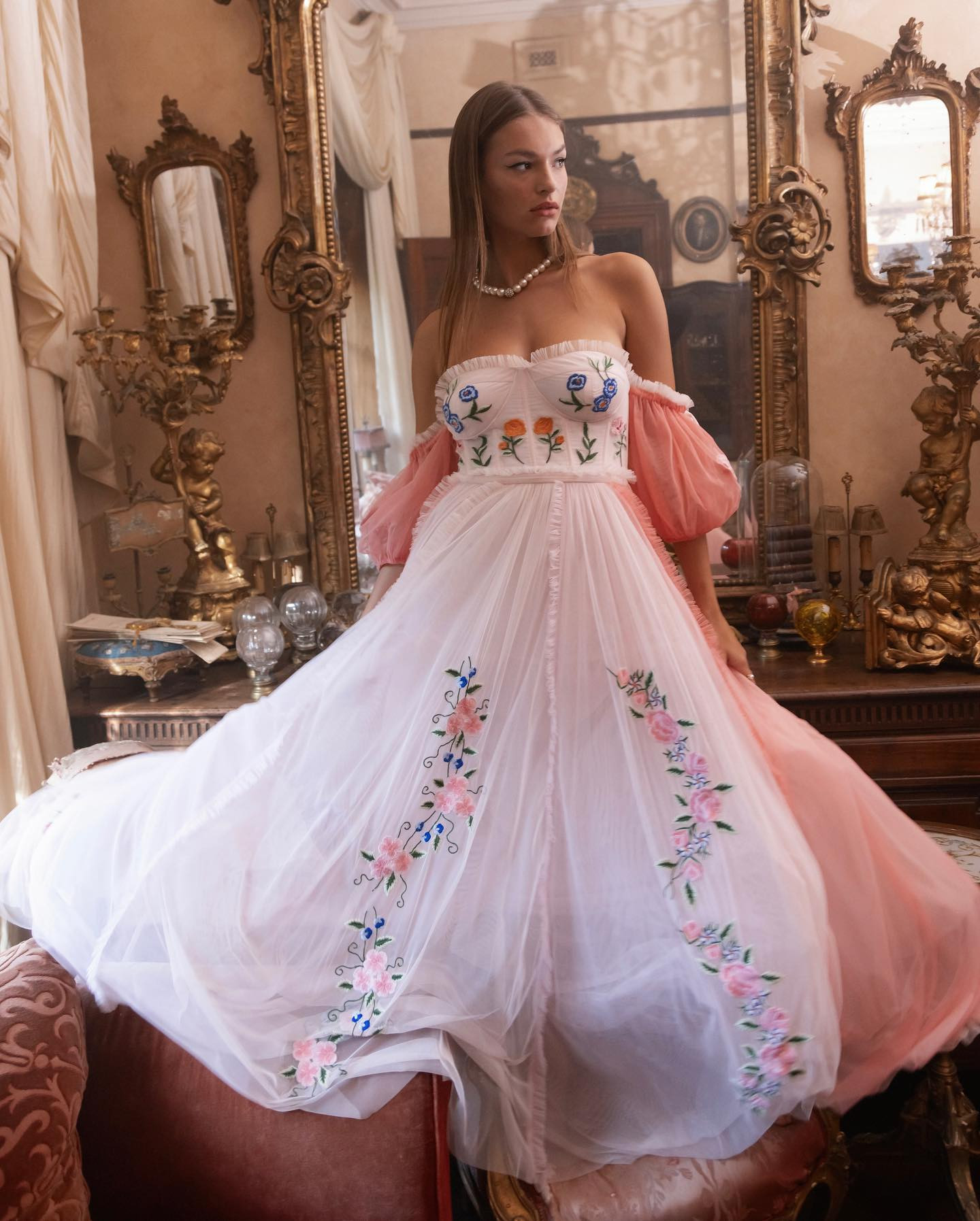 Sweet girly ballet style dress 221b