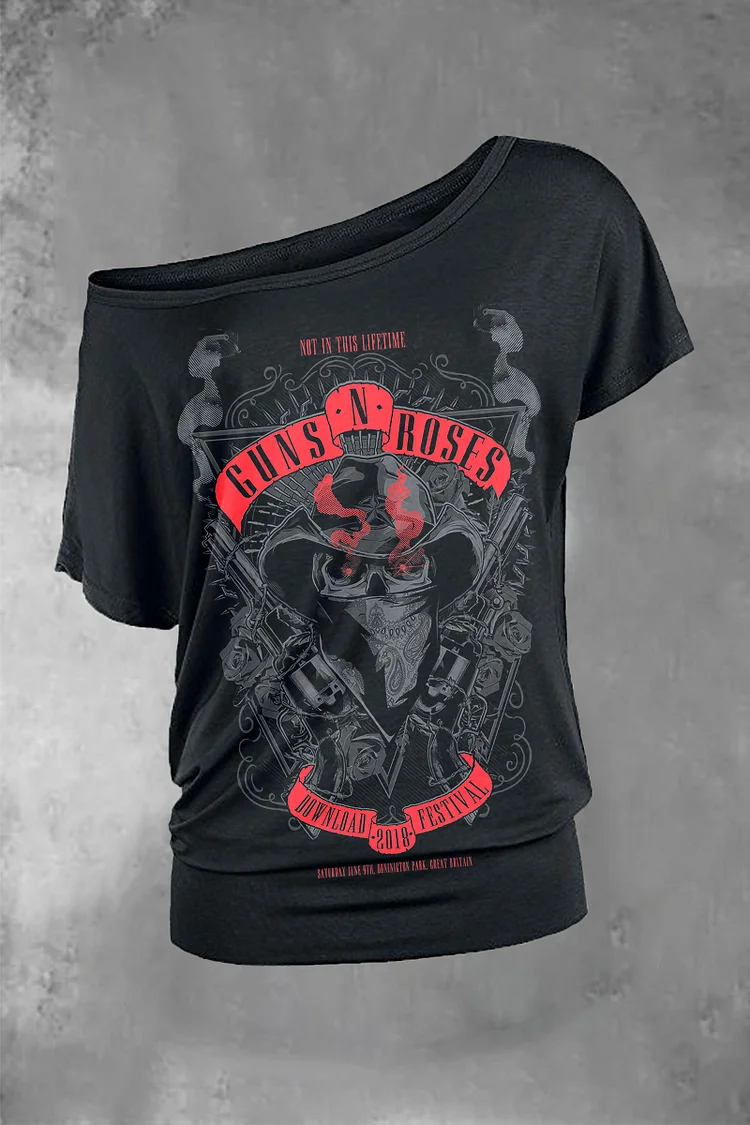 Guns N' Roses Short Sleeve Tops