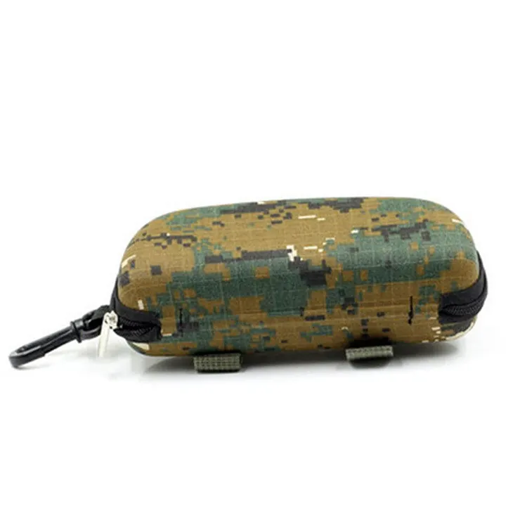 1PC Tactical Camouflage Sunglasses Box Glasses Storage Case EVA Zipper ...