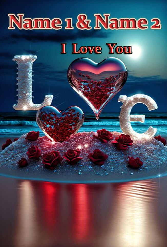 Personalized Name Diamond Painting - Love