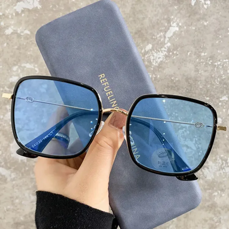 Trendy Color Changing Men Women Diopter Eyeglasses Photochromic Near ...