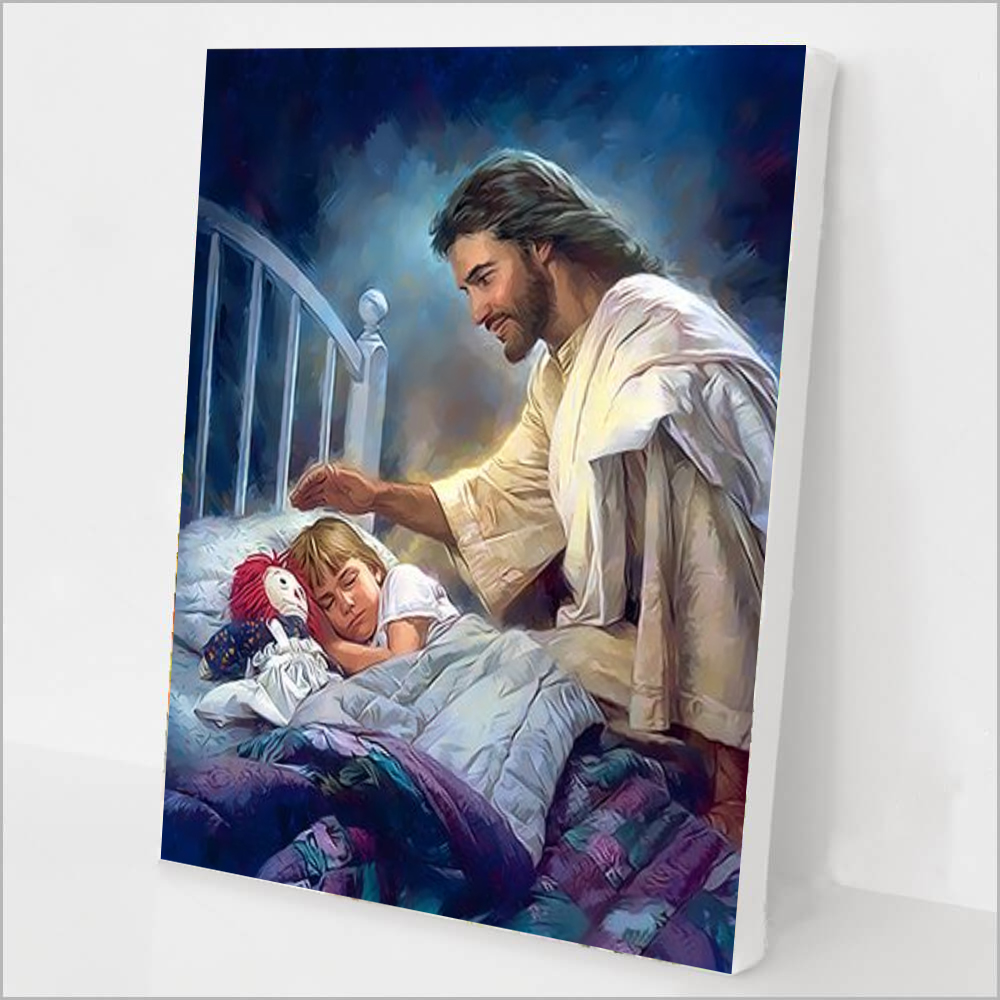 DIY Painting By Numbers | Jesus