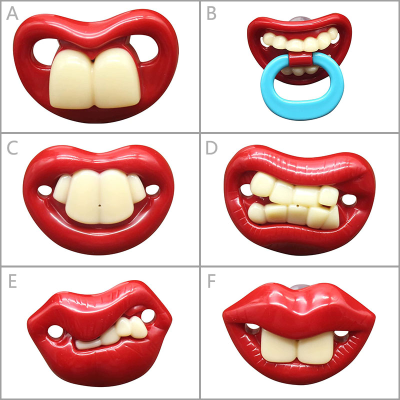 Funny Teeth Baby Pacifiers - Buy 3 Get 3 Free Now!