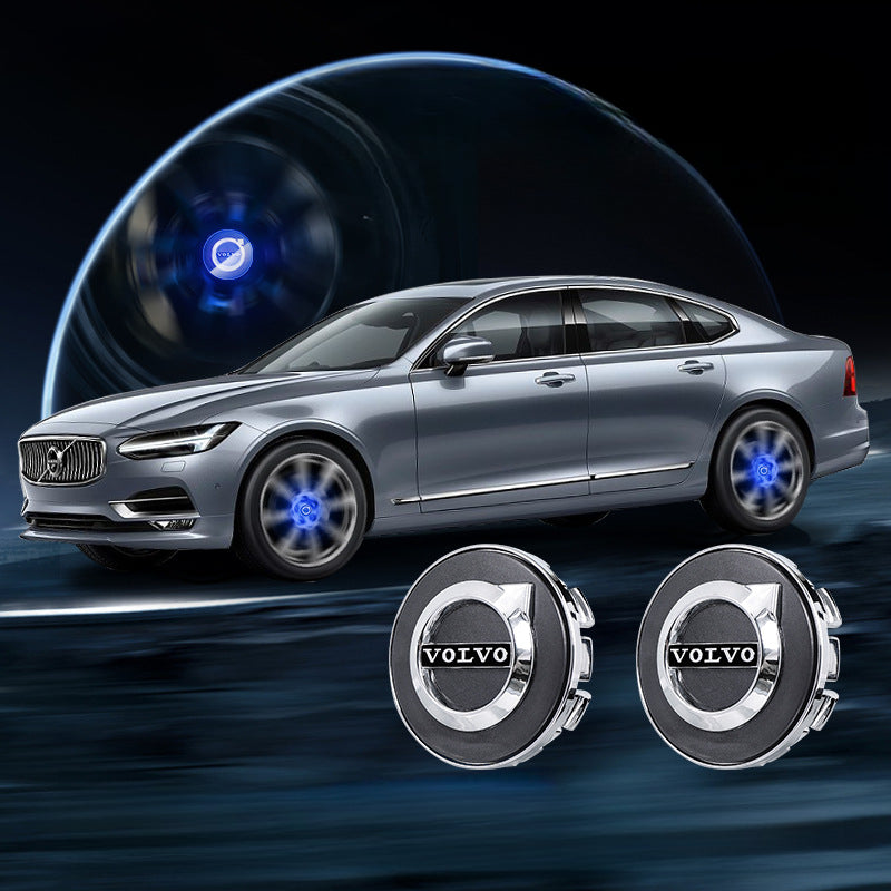 Greetlight Volvo-Compatible Magnetic Suspension Hub Caps & LED ...