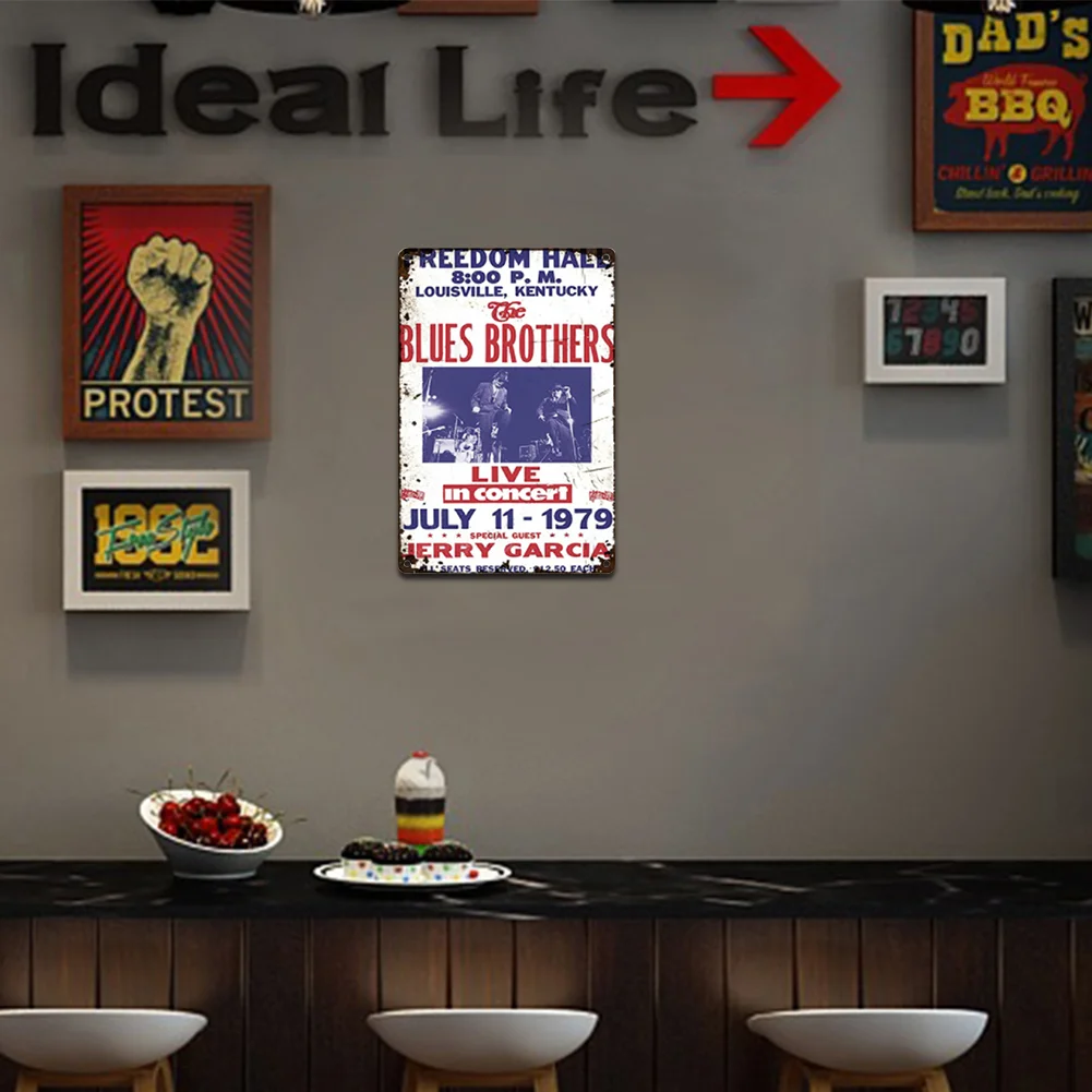 20*30cm/30*40cm - Blues Brothers - Vintage Tin Signs