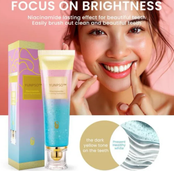 YUNPSO™-🤶🤶【Triple Whitening】Niacinamide Whitening Toothpaste