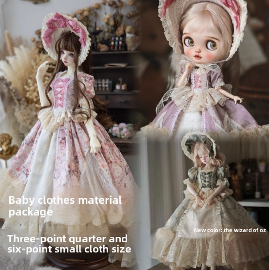 “Floating Life, Fleeting Dream” BJD/Blythe Fabric DIY Kit – materials ...