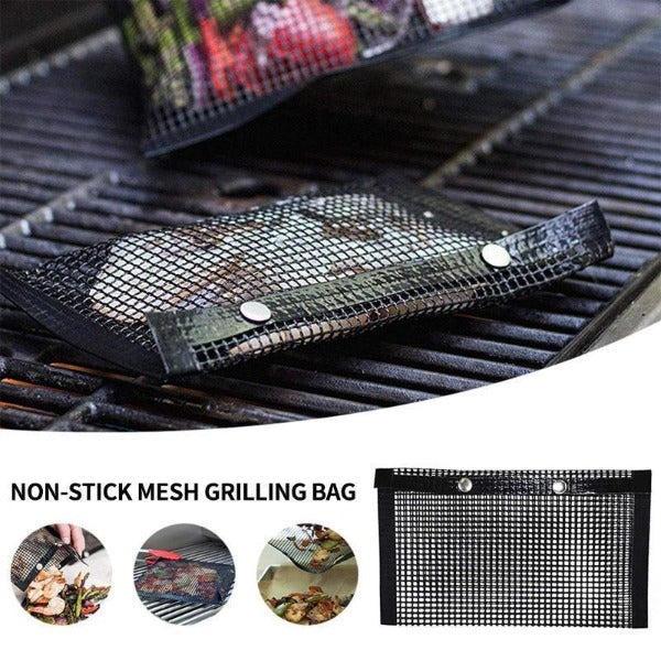 🔥Semi-Annual Sale - SAVE $10 - Reusable Non-Stick BBQ Mesh Grilling Bags