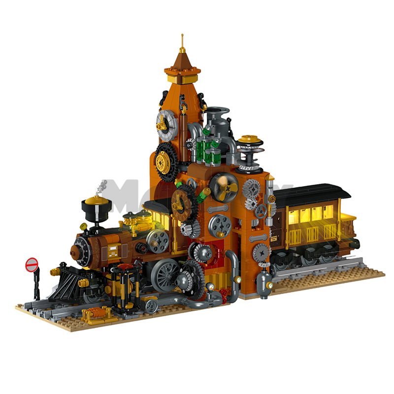 The Steampunk Train Bookend