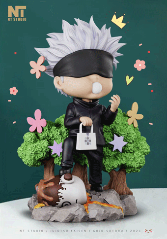 SD Scale Gojo Satoru Eating Daifuku - Jujutsu Kaisen Resin Statue - NT ...