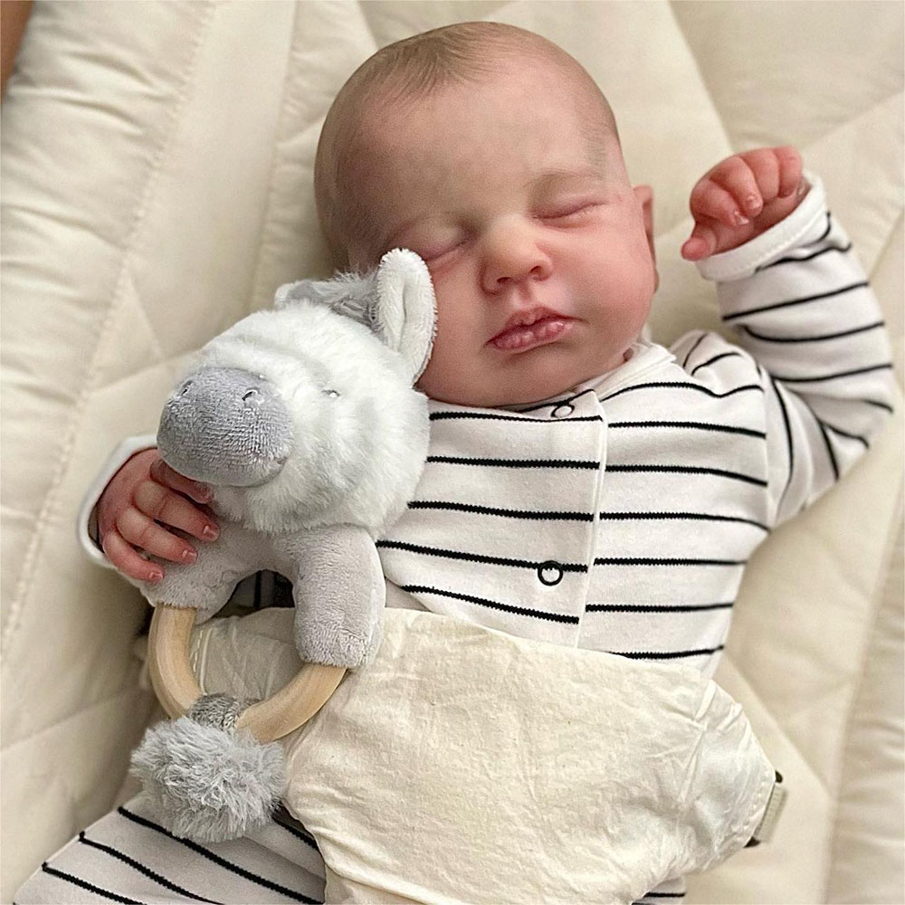 [2023 New Gift Offer] 20" Handmade Lifelike Posable Reborn Newborn Baby ...