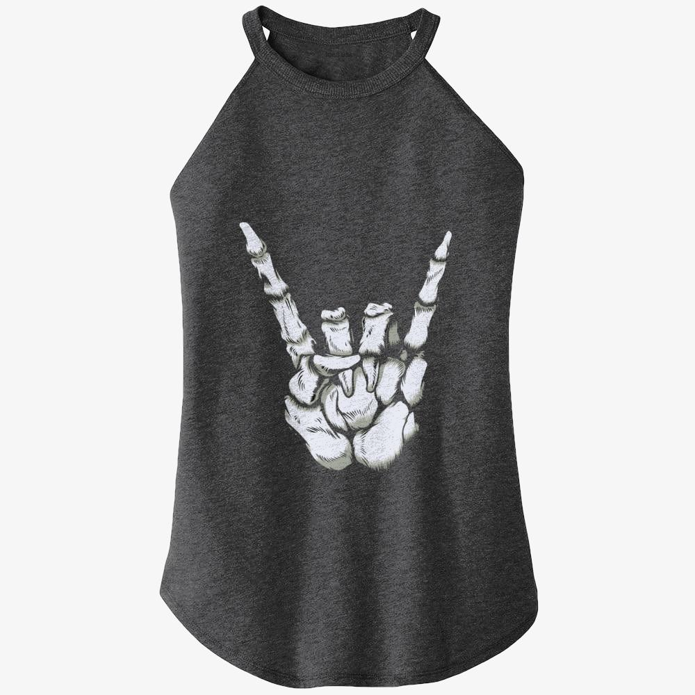 Rock Hand Bones, Rock and roll Rocker Tank Top