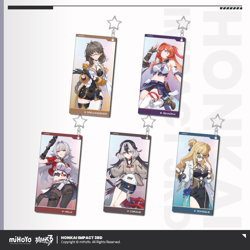 Red Star Thunderbolt Series Keychains [Original Honkai Official ...