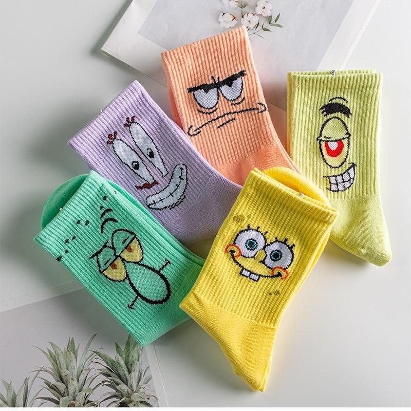 SPONGEBOB SOCKS (5 pairs)