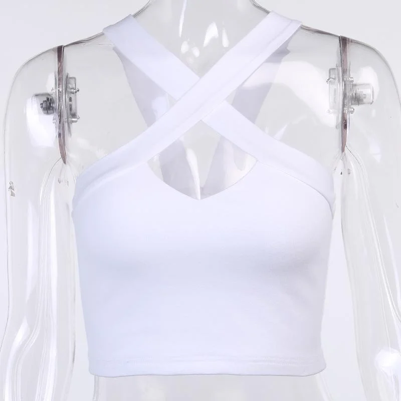 CROSS HALTER VEST