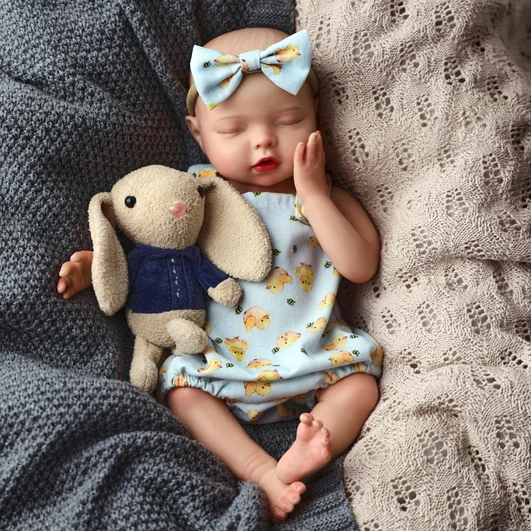 Tero 16" Realistic Silicone Sleeping Baby Newborn Girl