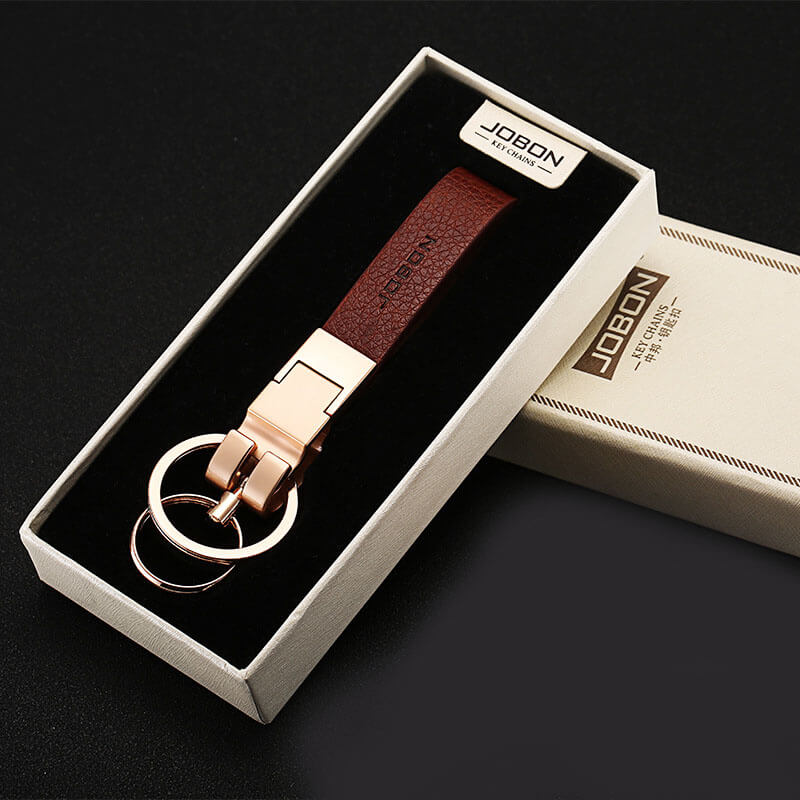 Leather Keychain Strap - A Durable and Stylish Accessory for Your Keys