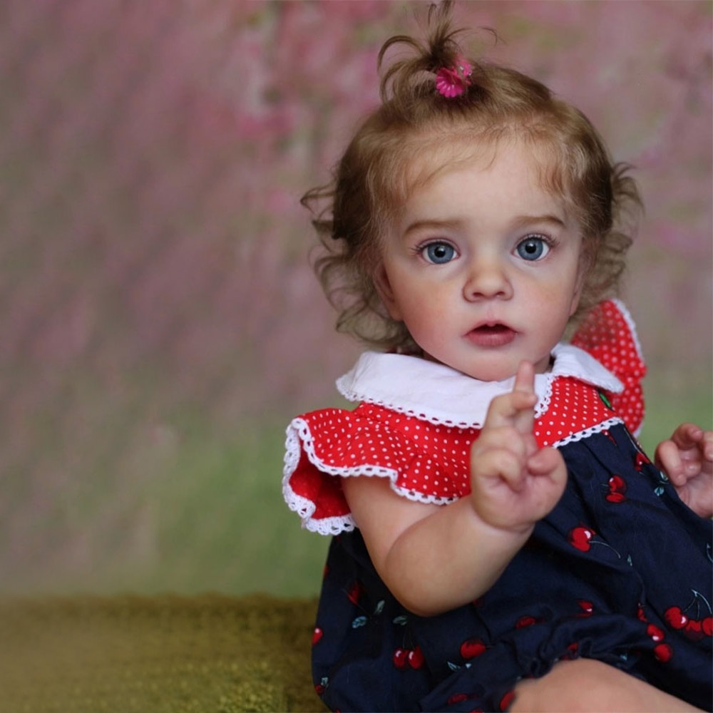 [Reborn Baby Girl] 20" Lifelike Awake Toddler Handsome Reborn Doll Opola