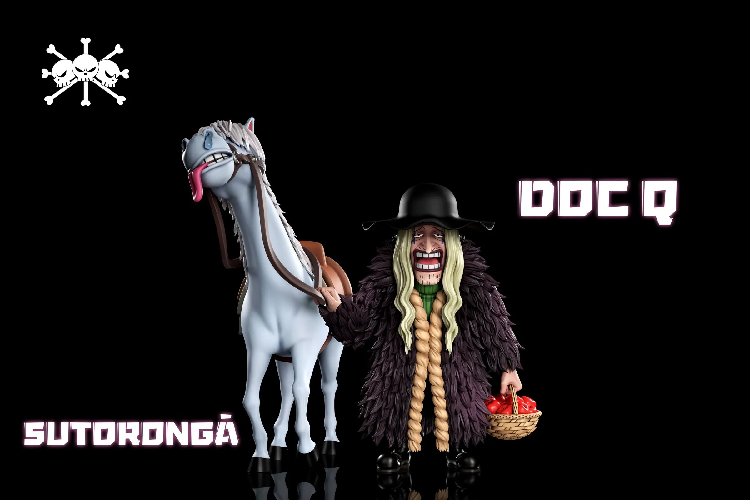 Doc Q & Stronger - ONE PIECE Resin Statue - A Plus Studios