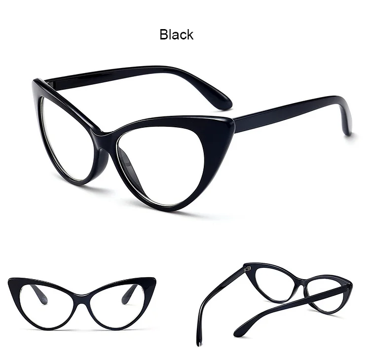 New Sexy Cat Eye Myopia Glasses Women Transparent Eyewear Brand Designer Vintage Clear Eyeglass ...