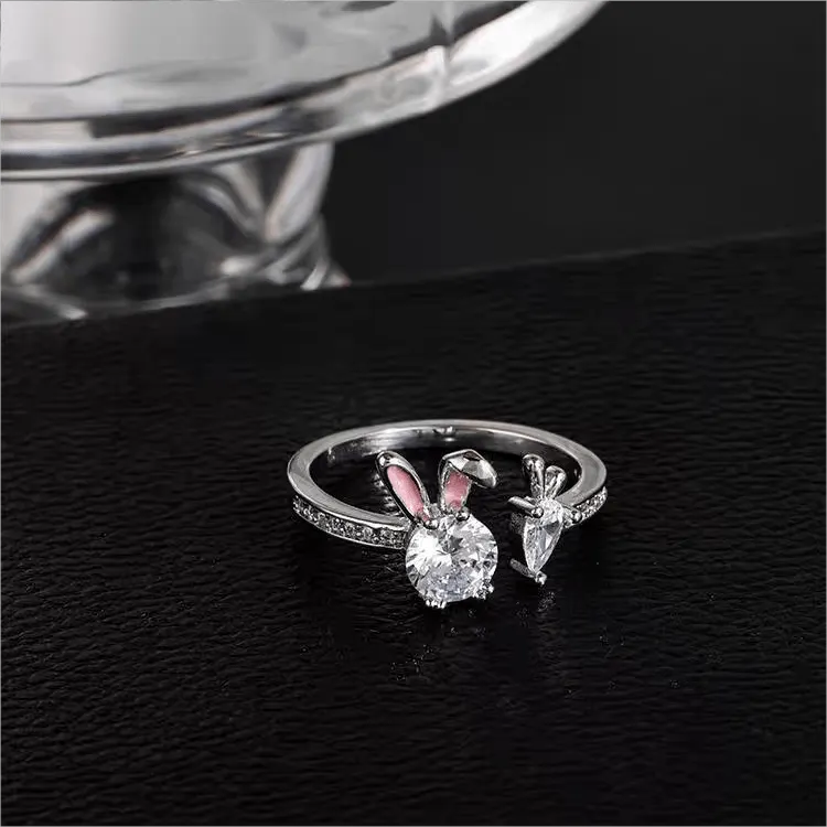 Cute Carrot Rabbit Ring