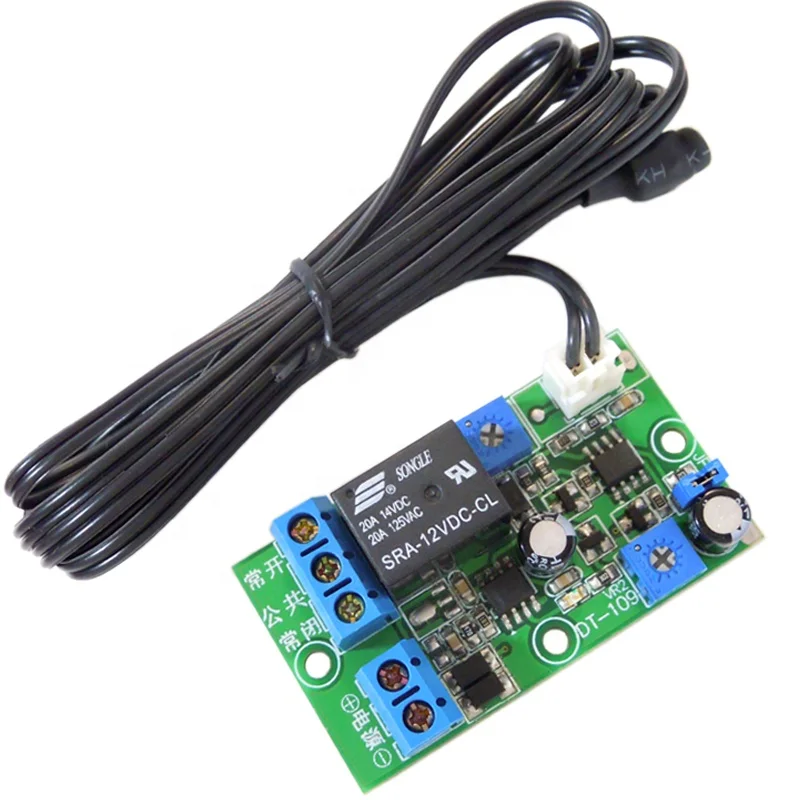 DC12V Automatic Headlight Sensor Light Sensing Control Delay Start Auto ...