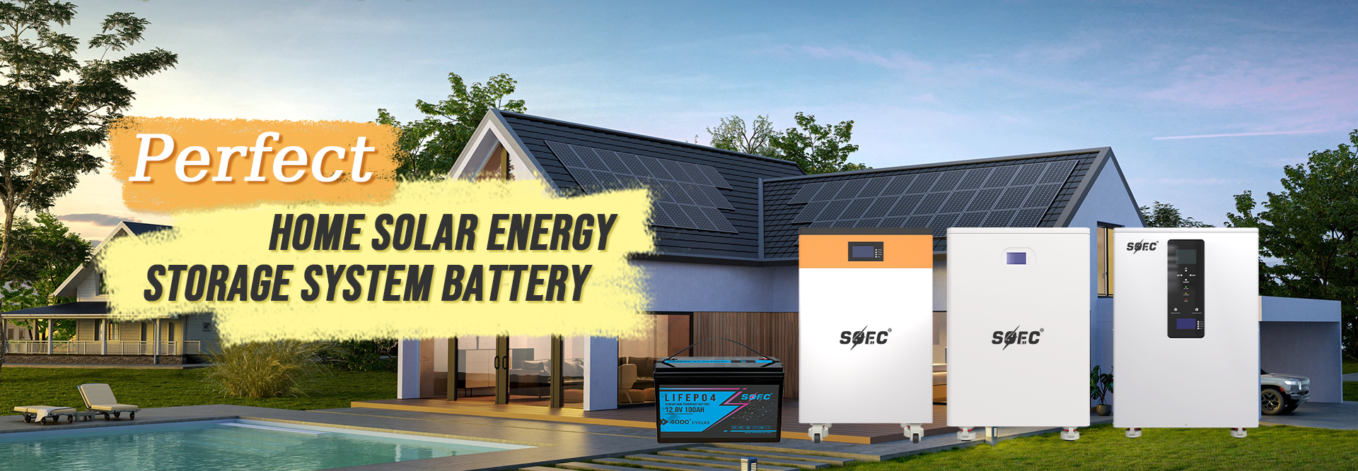 SOEC Energy-Best Solar Lithium batteries LiFePO4 battery Manufacturer