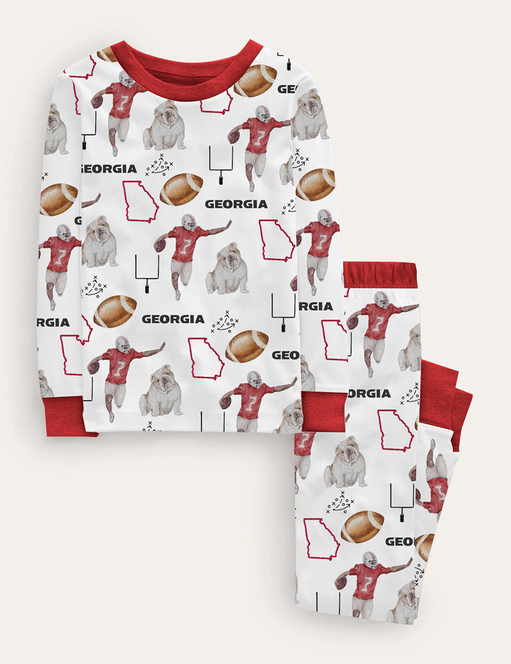 Kid's Georgia Football Pajama Set