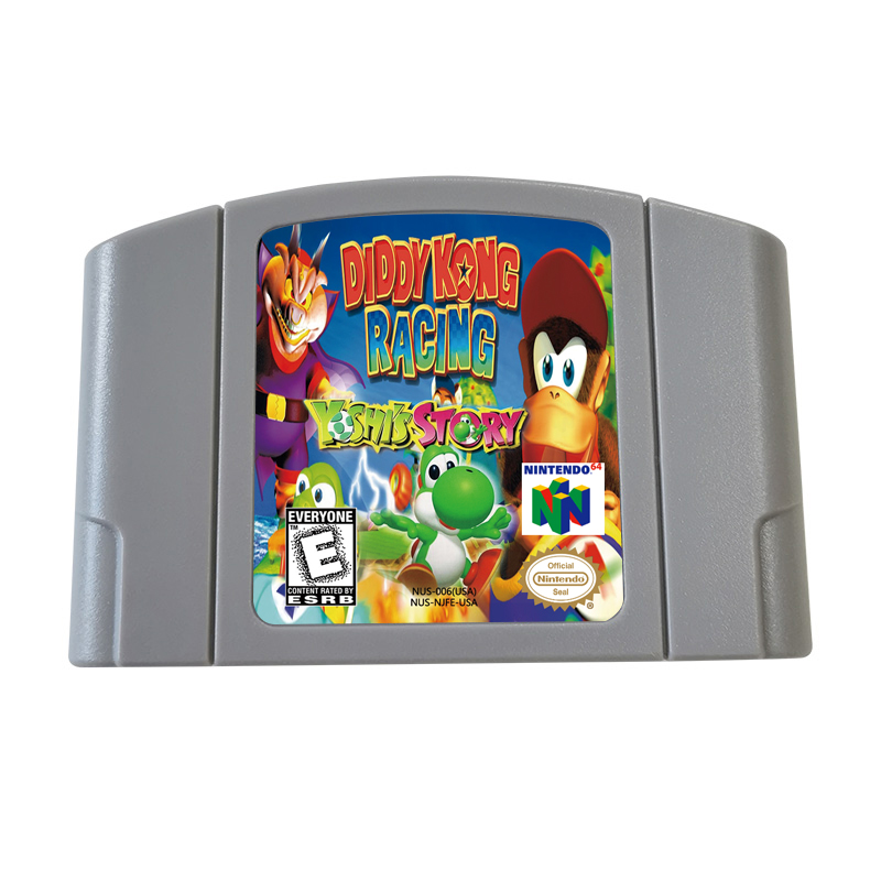 Didd Kong Racing Yoshi Race Story N64 Cartridge For Nintendo 64 Game ...