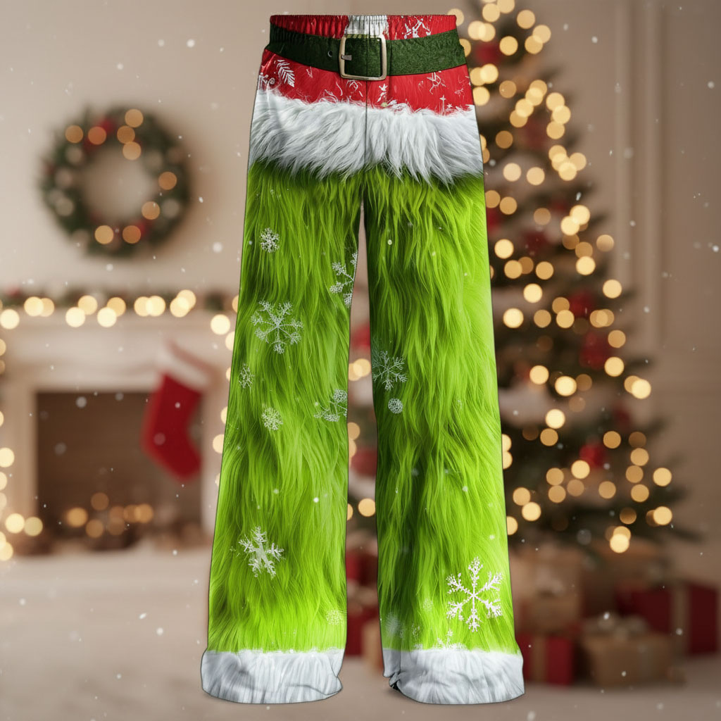 Men's Christmas-themed Casual Wide-leg Pants 32.99 menweary