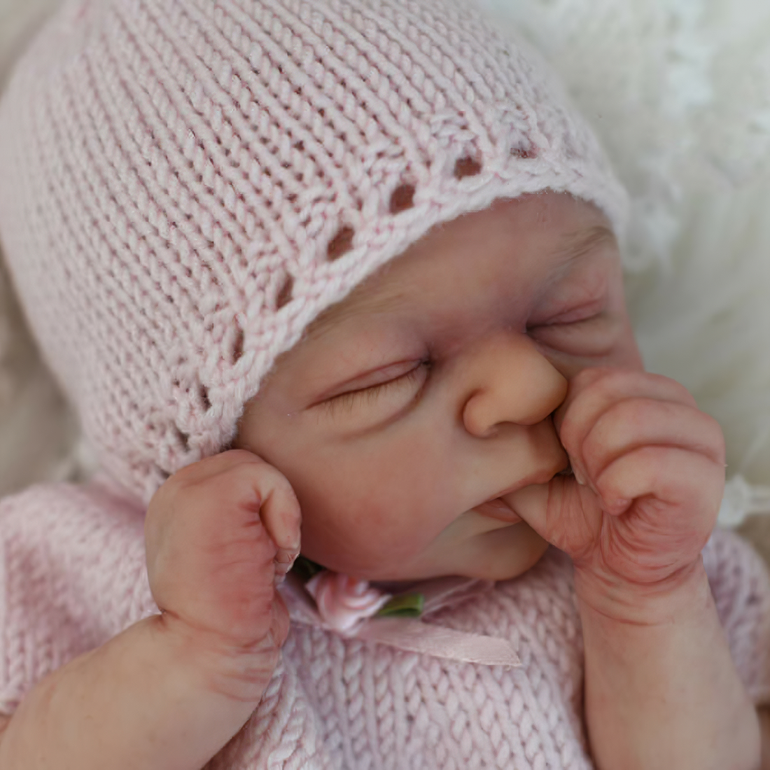 12" No Joint Silicone Baby Doll Girl Norma with Distinct Facial Feature ...