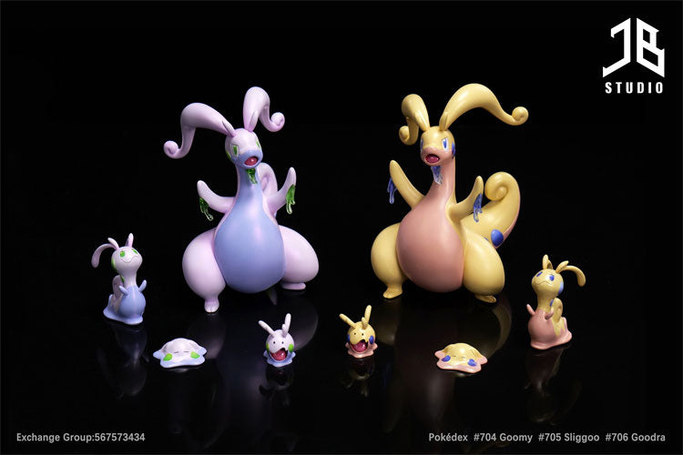 1/20 Scale World Zukan Goodra Family - Pokemon Resin Statue - JB Studio ...