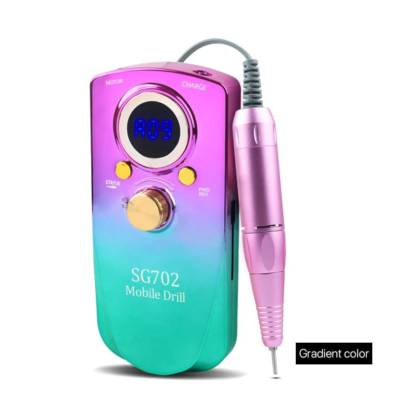 Churchf Nail File Electric Rechargeable Professional Nail Drill Machine ...